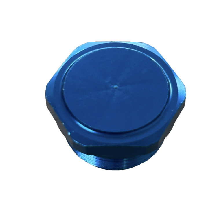 HOLLEY FUEL INLET PLUG BLUE - Allstate Carburetor