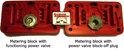 Blocking Off a Power Valve - Allstate Carburetor